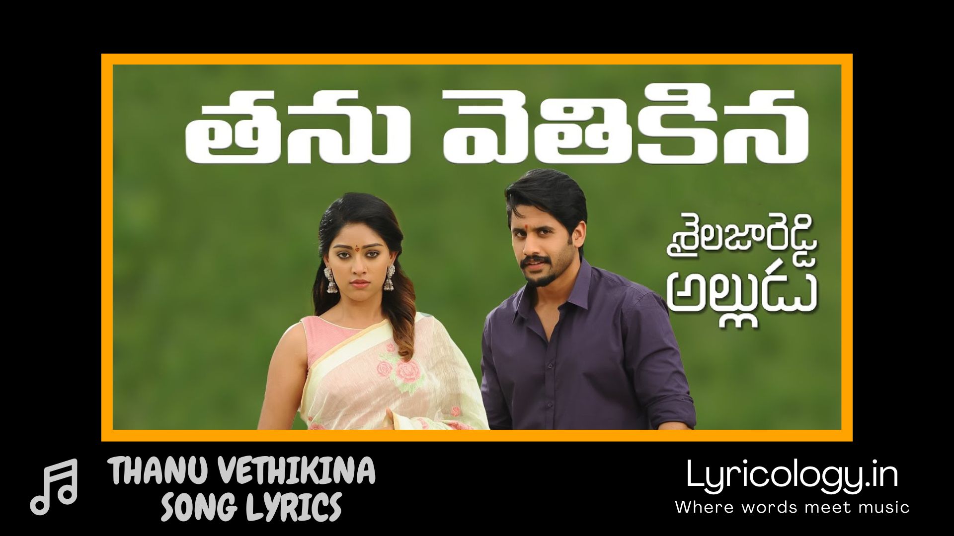 Thanu Vethikina Song Lyrics – Sailaja Reddy Alludu Telugu Movie ...